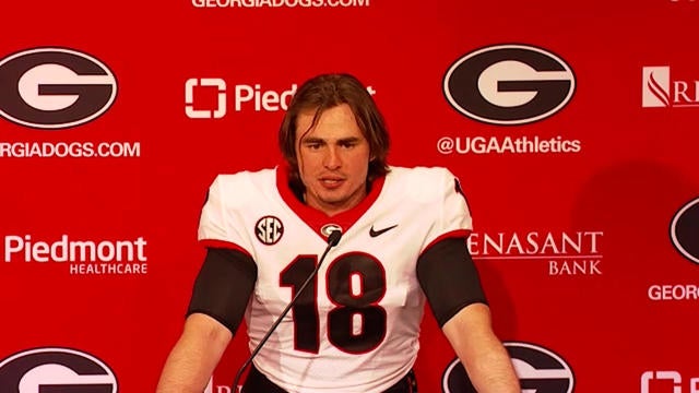 Watch Georgia Football - GDay - Postgame Interview - JT Daniels ...