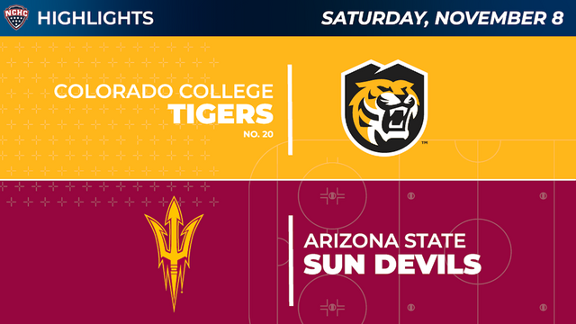 Watch 11-8-25 Colorado College at Arizona State Highlights - Stream Men ...
