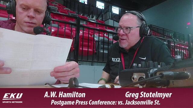 Watch A.W. Hamilton EKUSN Postgame vs. Jacksonville State - Stream Men ...